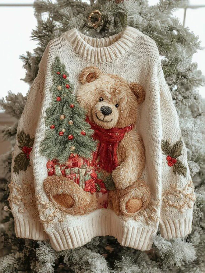 Sammy | Festive Holiday Sweater with Charming Details – Marin Vancouver